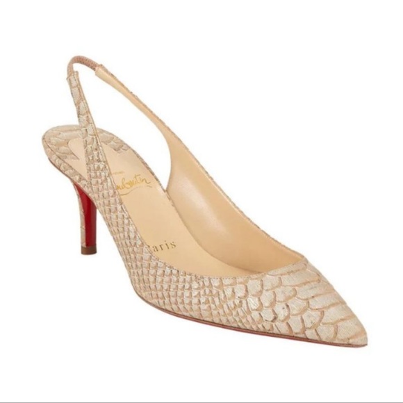 Christian Louboutin | Shoes | Christian Louboutin Apostrophy Python ...